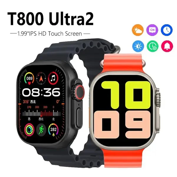 RELOJ SMARTWATCH T800 ULTRA 2 + PULSO EX – Yaxa Colombia