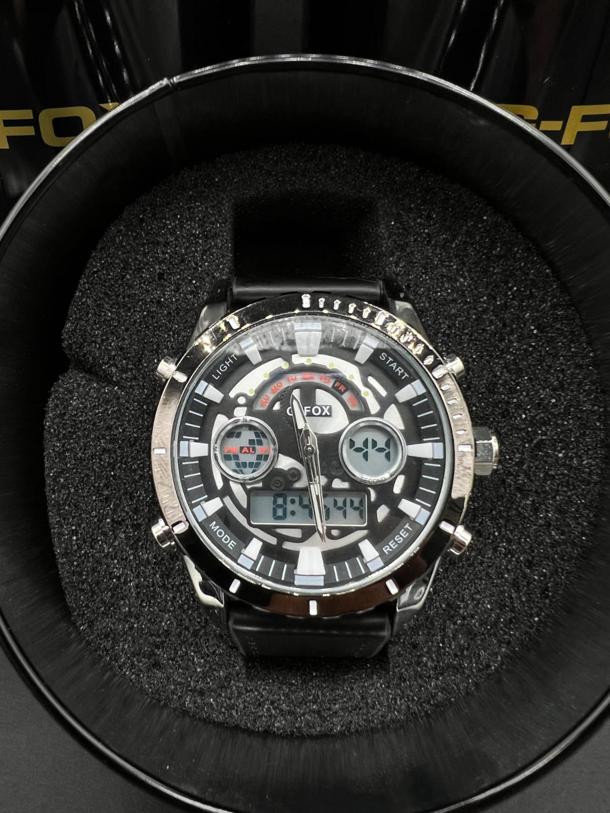 RELOJ G FOX CRONÓGRAFO CON PULSO DE CUER – Yaxa Colombia