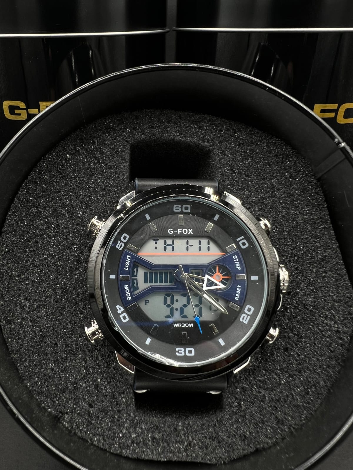 RELOJ G FOX CRONÓGRAFO CON PULSO DE CUER – Yaxa Colombia