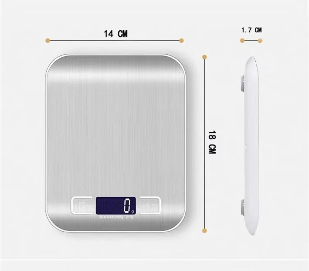 BÁSCULA GRAMERA RECARGABLE PANTALLA LED – Yaxa Colombia