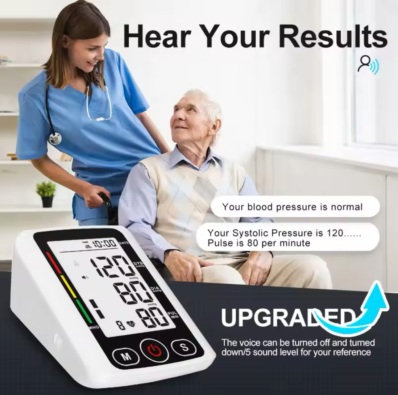 TENSIÓMETRO MONITOR CARDIACO VOZ ESPAÑOL – Yaxa Colombia