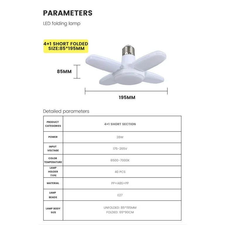 Lámpara De Techo 4 Aspas Sencilla – Yaxa Colombia