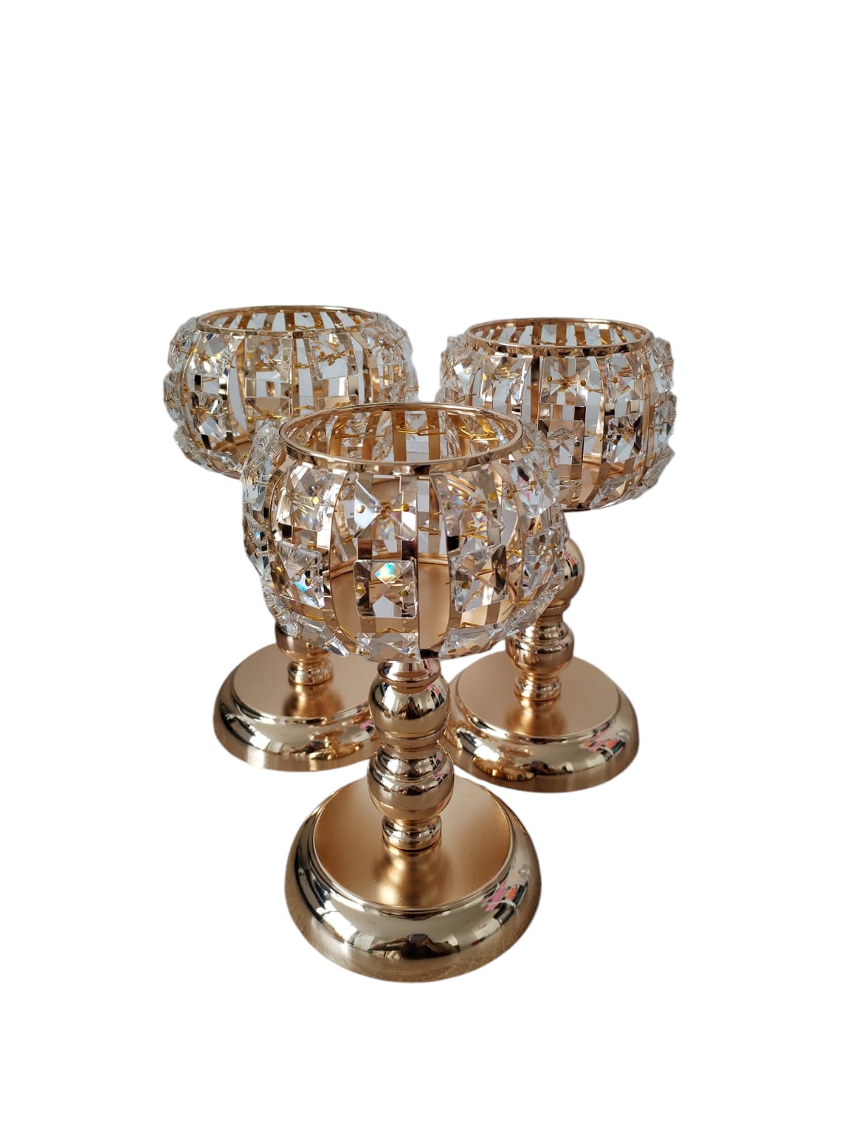 Combo x 3 candelabro diseño copa – Yaxa Colombia