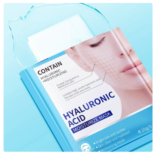 MASCARILLA VELO ÁCIDO HIALURÓNICO (azul) – Yaxa Colombia