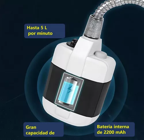 Ducha Regadera Portatil Recargable – Yaxa Colombia