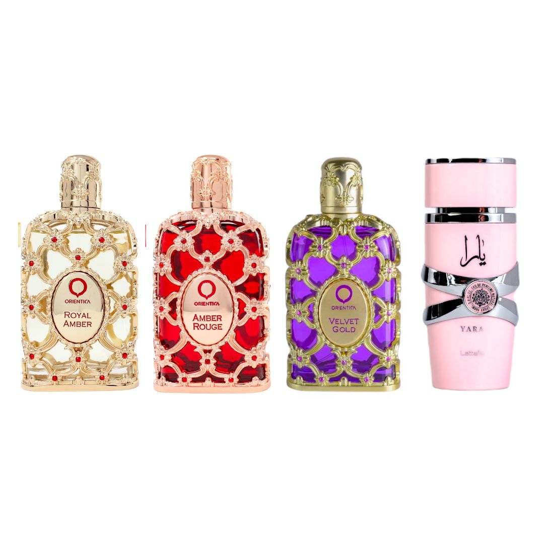 PERFUMES ROYAL+ROUGE+VELVET+YARA – Yaxa Colombia