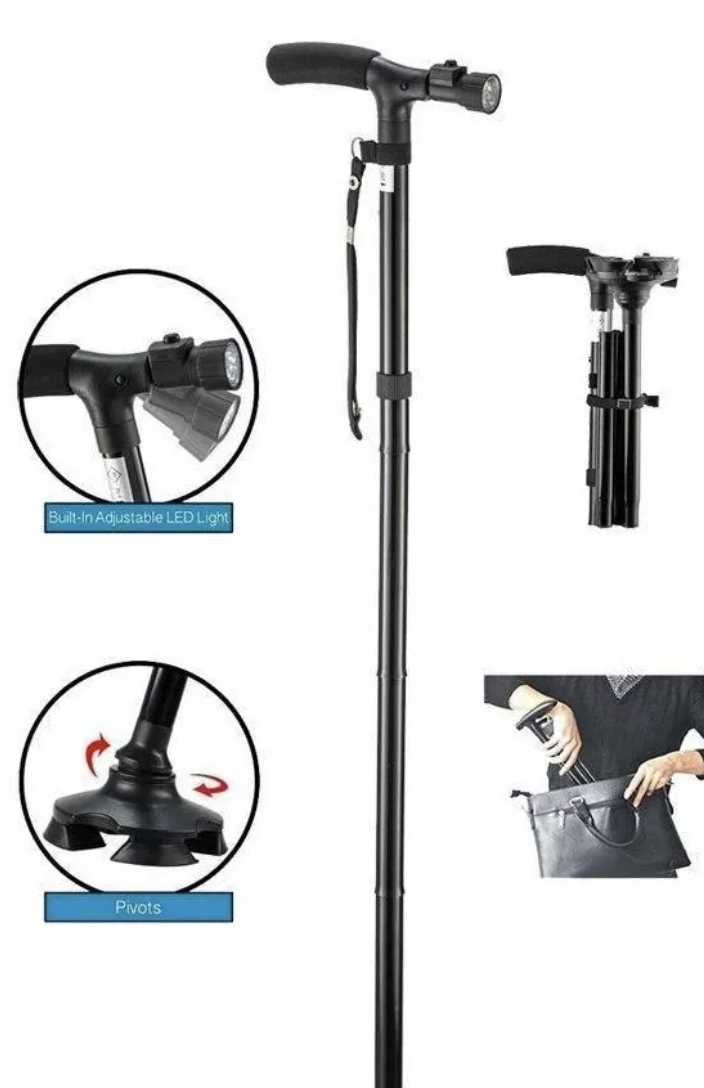 Baston Plegable Con Linterna – Yaxa Colombia