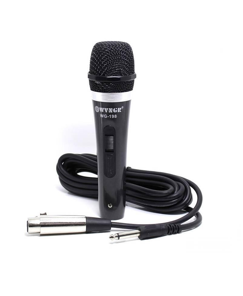 MICRÓFONO ALAMBRICO WG-198 CON BOTON – Yaxa Colombia