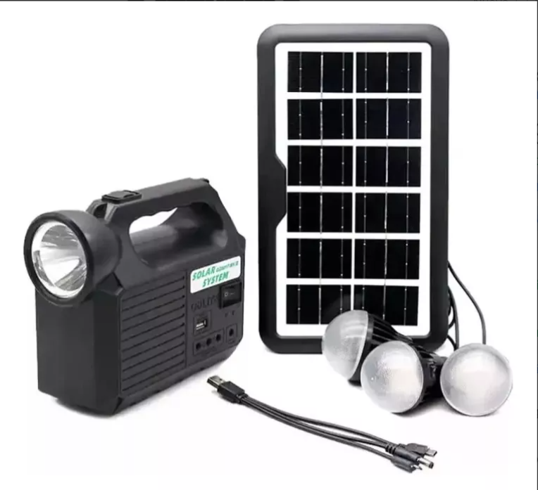 Kit lam Panel Solar + 3 Bom USB GD8017MK – Yaxa Colombia