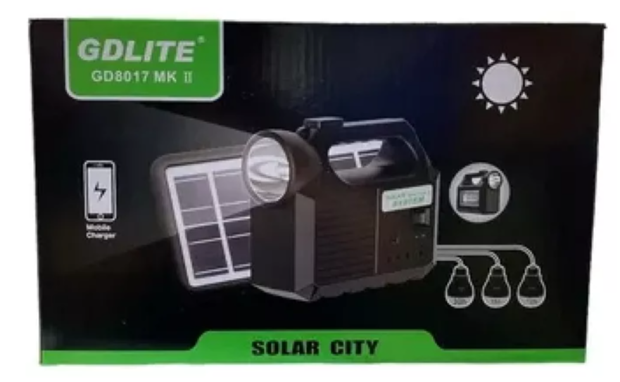 Kit lam Panel Solar + 3 Bom USB GD8017MK – Yaxa Colombia