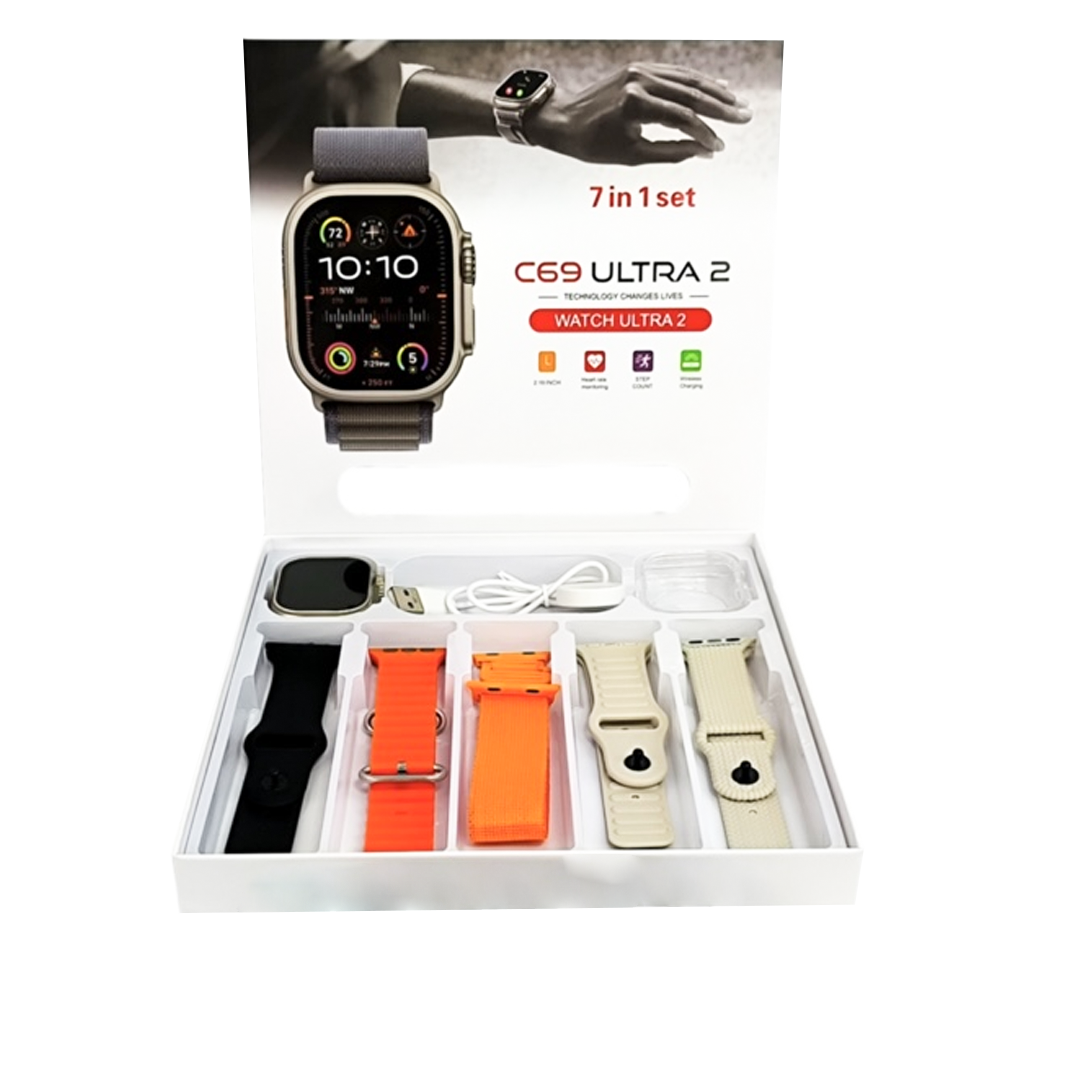 RELOJ INTELIGENTE C-69 ULTRA 2 – Yaxa Colombia