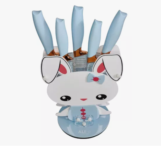 Set X5 Cuchillos + Organizador De Conejo – Yaxa Colombia