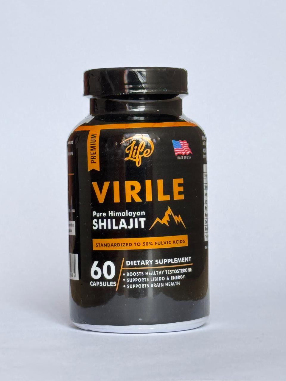 VIRILE Shilajit x 60 caps | Compra online en Yaxa Colombia