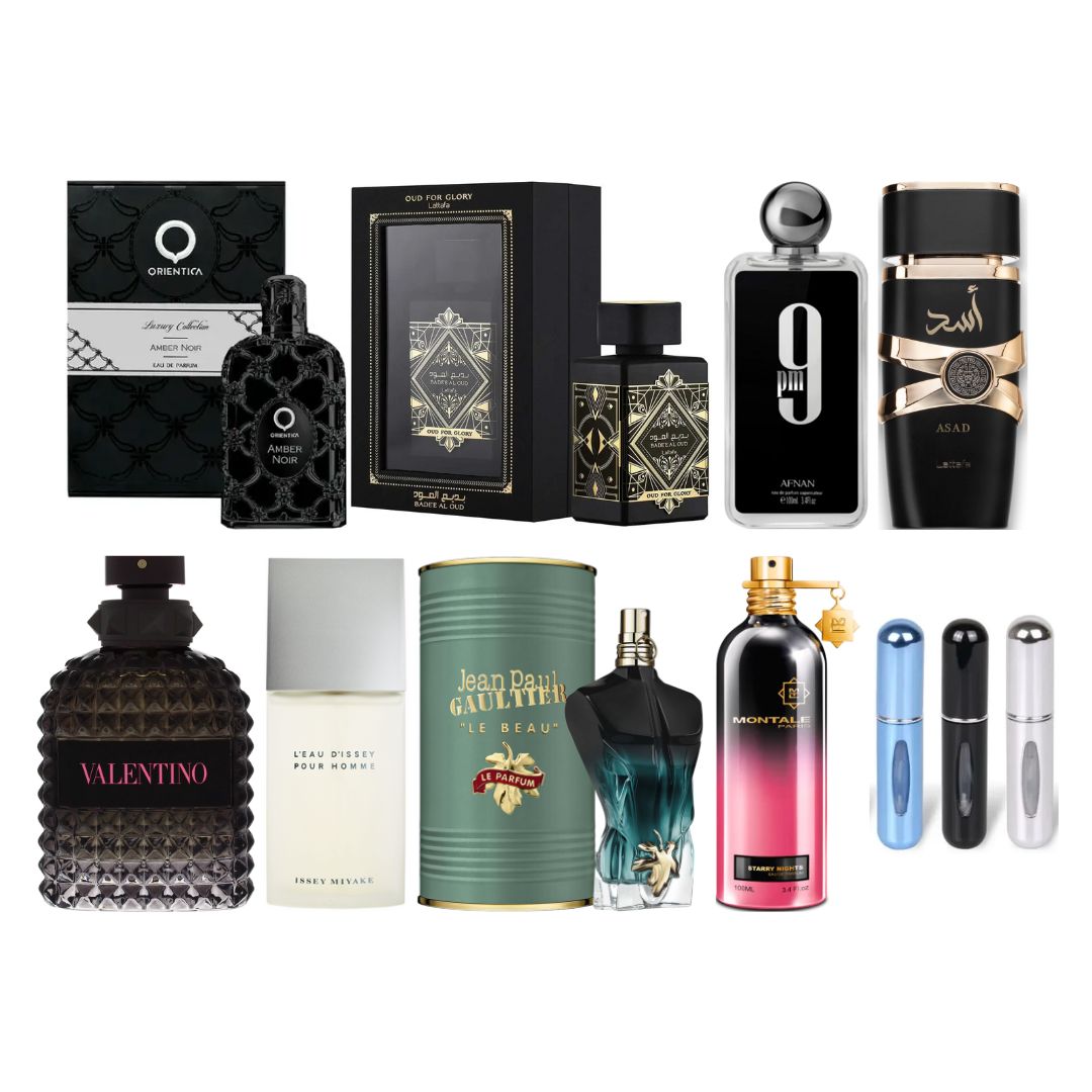 COMBO 8 PERFUMES + 3 PERFUMEROS ADVANCE | Compra online en Yaxa Colombia